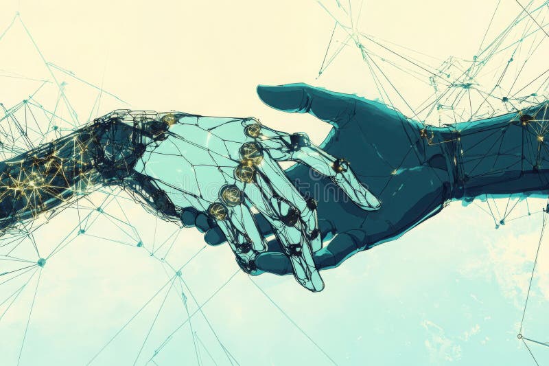 A Symbolic Handshake between a Human Hand and a Robotic Hand ...