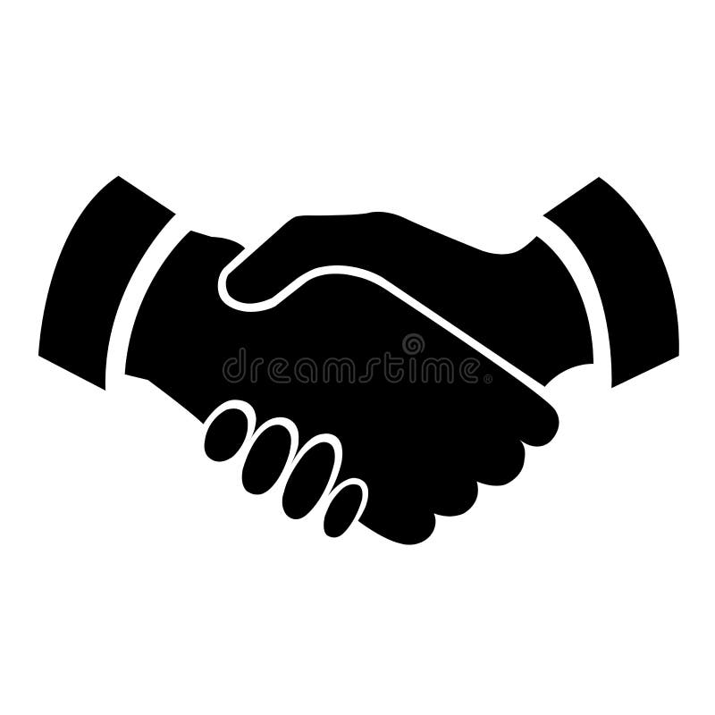 Handshake Icon Vector. Handshake Symbol Illustration. Handshake Logo ...