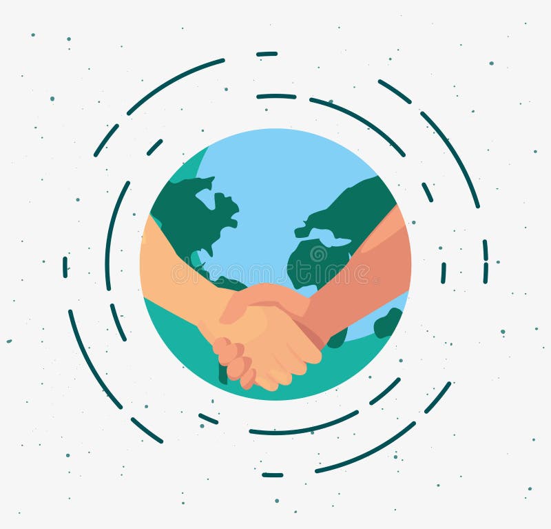 Handshake Icon Flat Design Image Stock Illustration - Illustration of ...