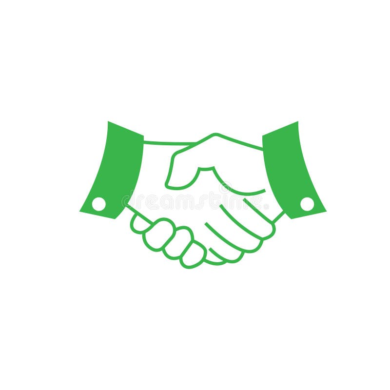 Handshake icon logo design stock illustration. Illustration of together ...
