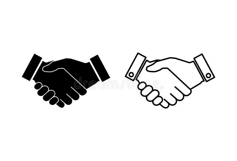 Handshake Icon. Business Handshake. Contact Agreement Stock Vector ...