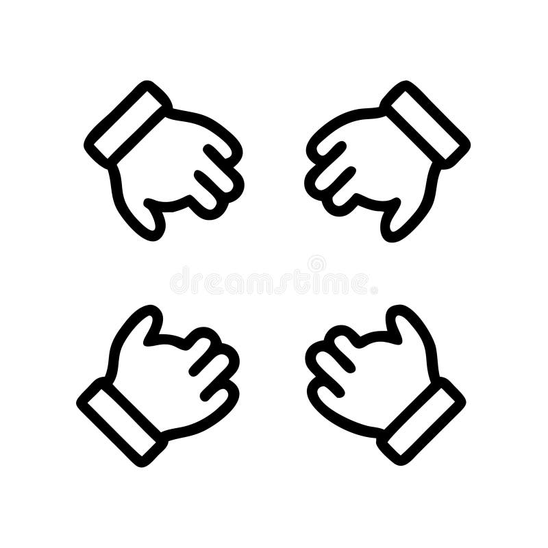 Handshake Icon is a Simple Graphic Representation of Two Hands Clasping ...