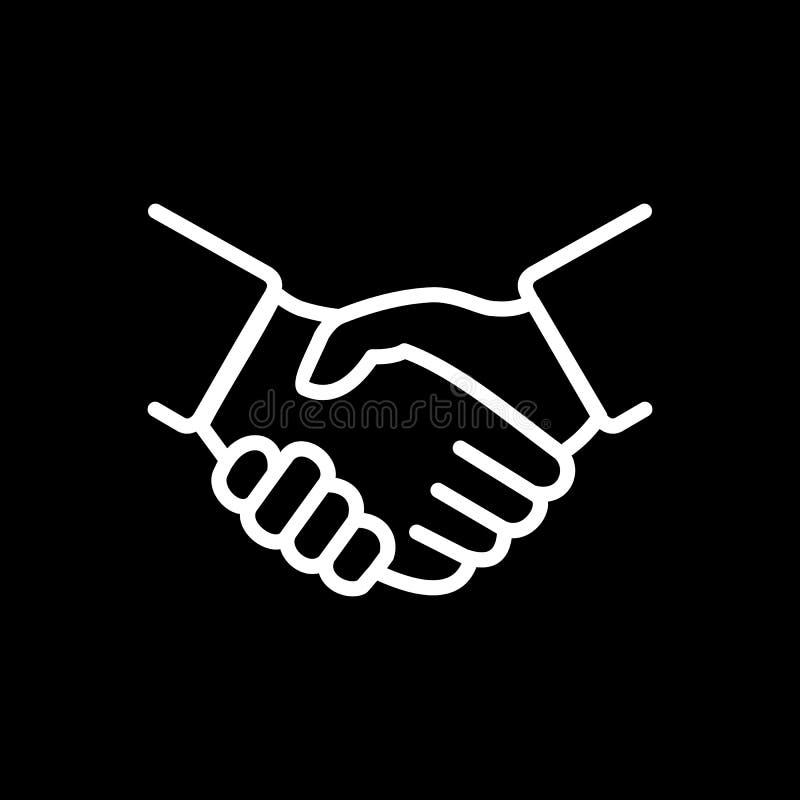 Handshake Icon Simple Vector Illustration. Deal or Partner Agree Stock ... Handshake Icon Simple Vector Illustration. Deal or Partner Agree Stock ...