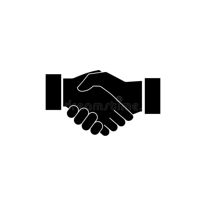 Handshake Icon . Business Handshake. Contact Agreement Stock Vector ...