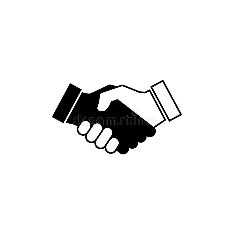 Handshake Icon . Business Handshake. Contact Agreement Stock Vector ...