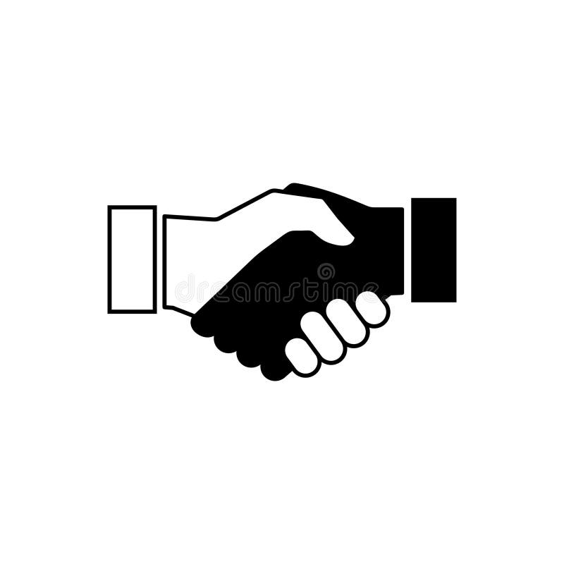 Handshake Icon . Business Handshake. Contact Agreement Stock Vector ...