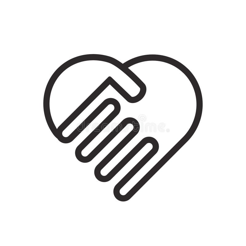 Handshake Icon Simple Vector Illustration. Deal or Partner Agreement ...