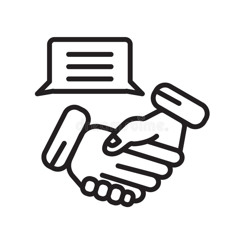 Handshake Icon White Transparent Background Stock Illustrations – 317 ...
