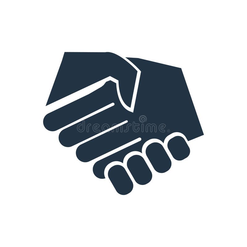Handshake Icon White Transparent Background Stock Illustrations – 323 ...