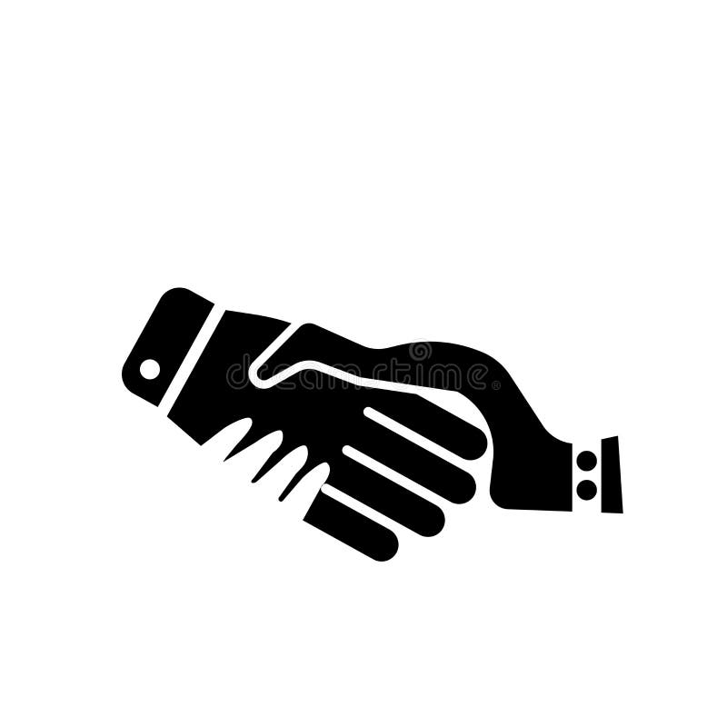 Handshake Icon White Transparent Background Stock Illustrations – 367 ...
