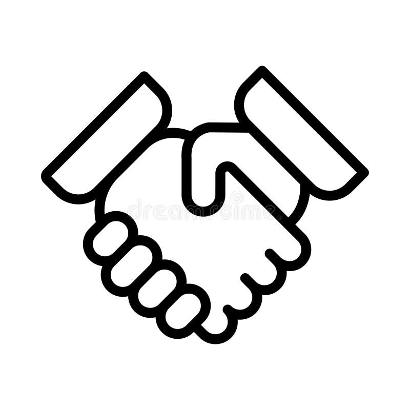 Commitment Thin Line Vector Icon Stock Vector Illustration Of Partner