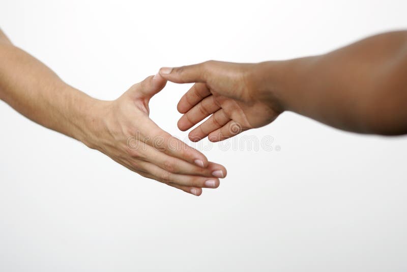 Hand Shake stock image. Image of closer, tolerance, black - 163755