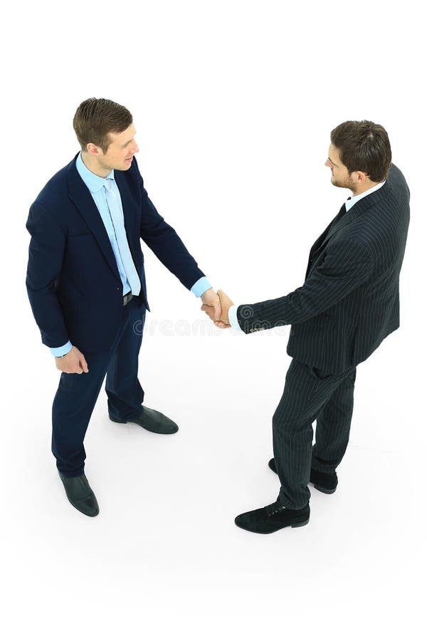 Handshake Isolated on Business Stock Image - Image of handshake ...