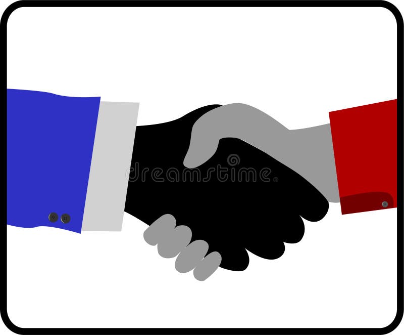 Superhero handshake stock vector. Illustration of handshake - 8061492