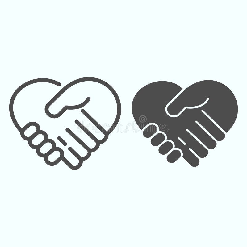 Handshake One Line Icon Stock Illustrations – 445 Handshake One Line ...