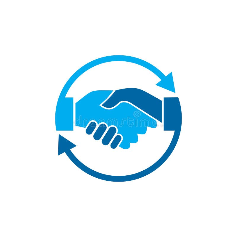 Handshake Logo , Business Logo Vector Stock Illustration - Illustration ...