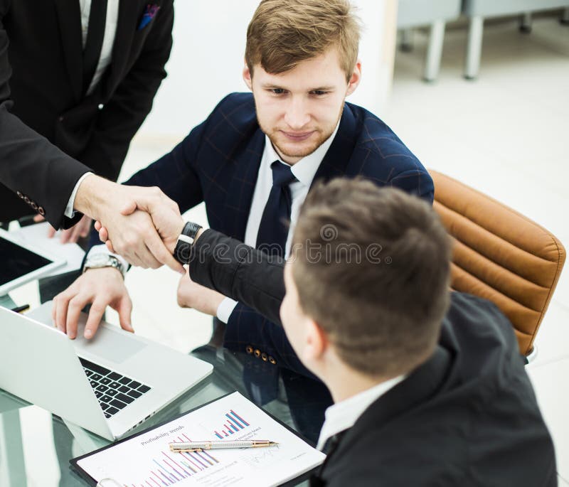 Handshake Manager and the Client after Discussion of the Financial ...