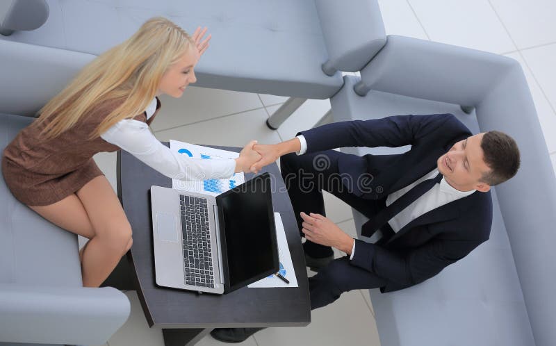 Handshake Manager and the Client Stock Photo - Image of happy ... Handshake Manager and the Client Stock Photo - Image of happy ...