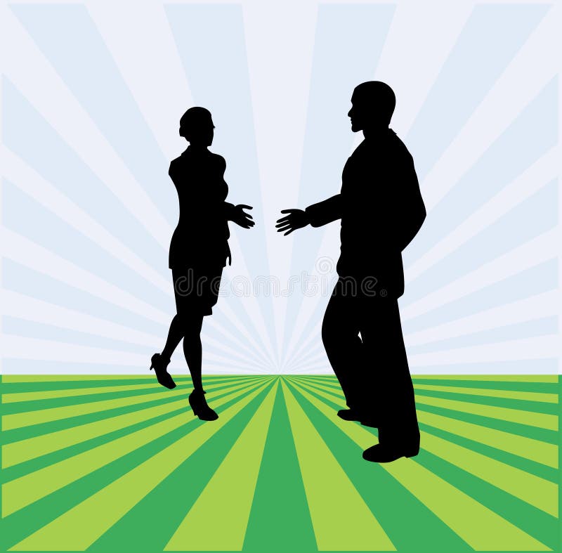 Handshake Message stock vector. Illustration of executives - 8884457