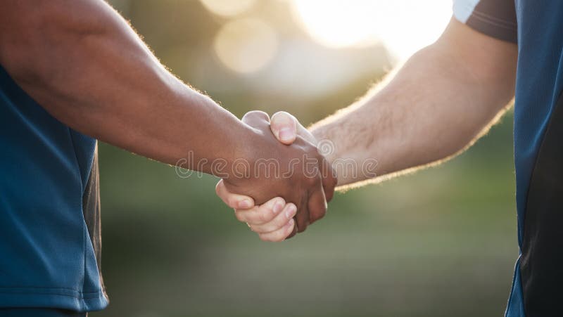 Handshake, Support and Teamwork, Sports or Collaboration for Team ...