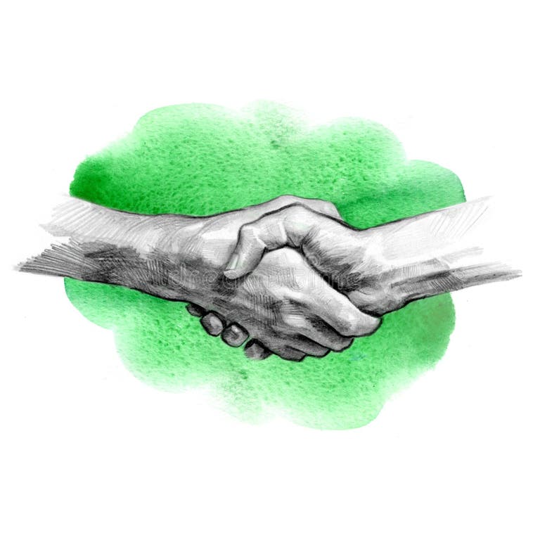 Handshake stock illustration. Illustration of people - 40560058