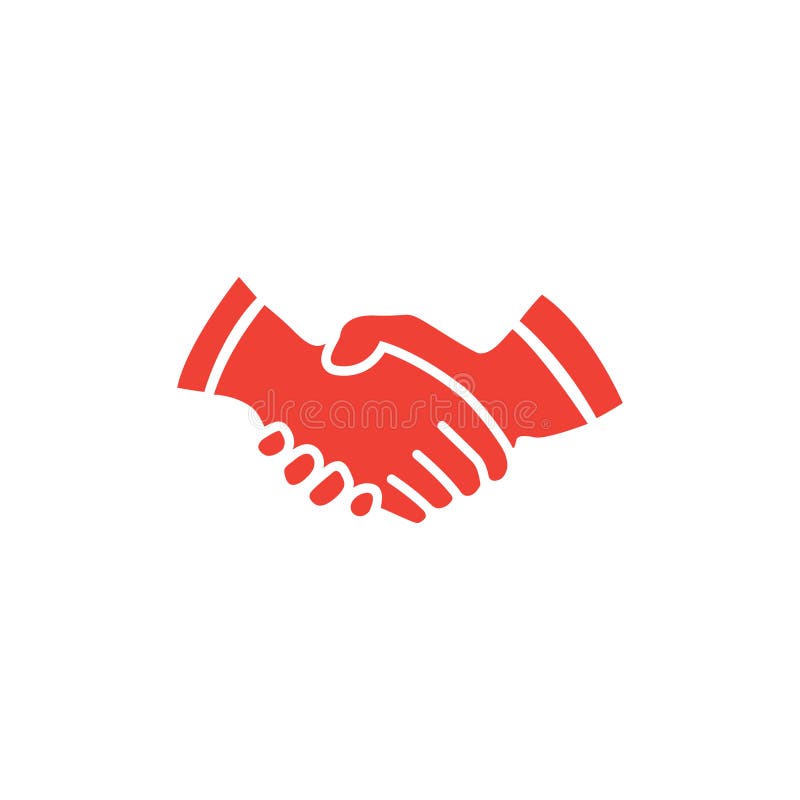 Red Shaking Hands Icon Stock Illustrations – 158 Red Shaking Hands Icon ...