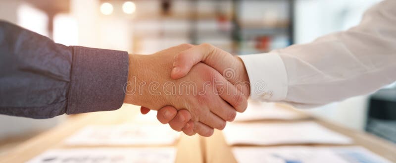 The Handshake Representing Partnership and Collaboration in a ...
