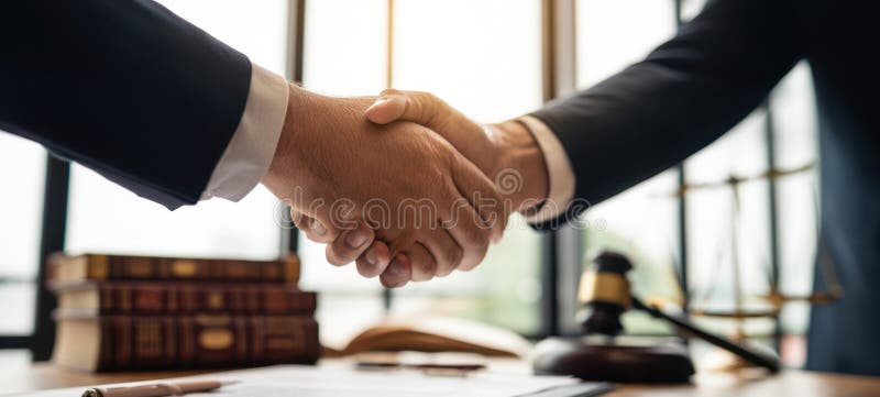 Professional Legal Consultation with Lawyer and Client Signing ...