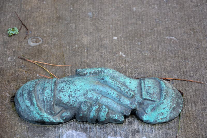 Handshake sculpture stock image. Image of hands, bodyparts - 49749687