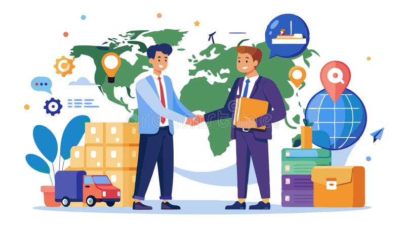 A Handshake Symbolizes the Partnership Formed To Create a More ...