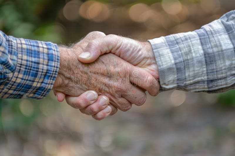 Handshake Symbolizing Collaboration Stock Illustration - Illustration ...