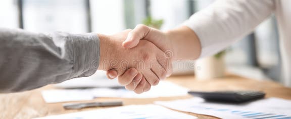 The Handshake Symbolizing Partnership and Commitment in a Professional ...