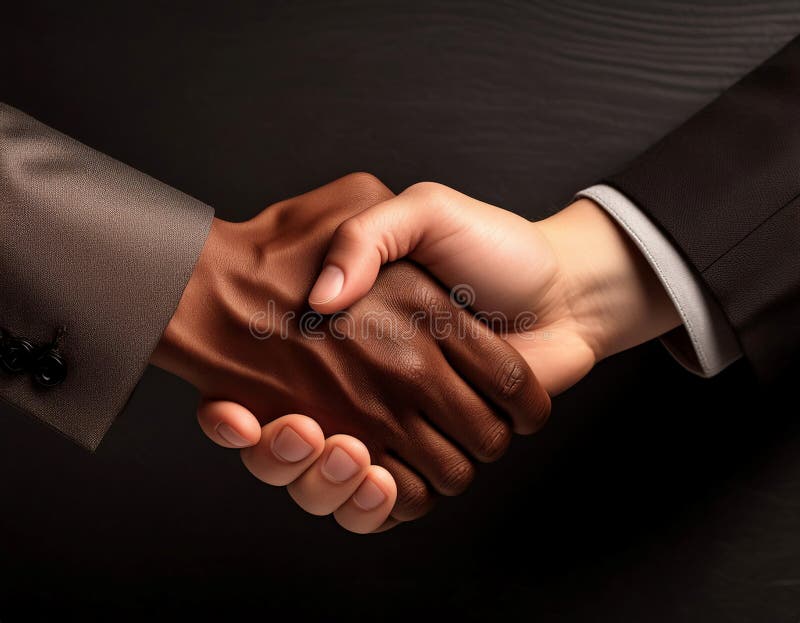 Handshake Symbolizing Trust and Agreement Stock Illustration ...