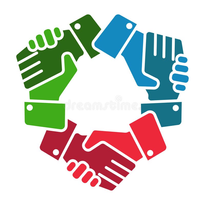 Handshake logo stock vector. Illustration of joint, heart - 39246471