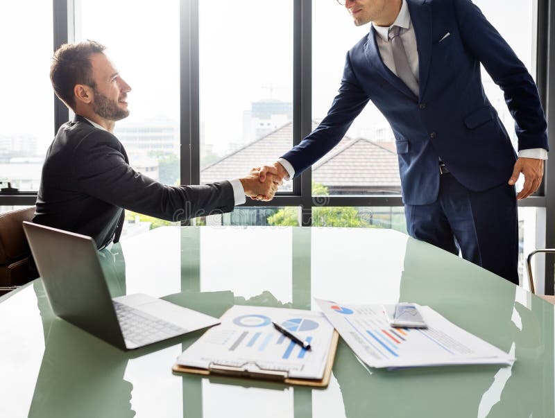 Handshake Teamwork Collaboration Colleagues Concept Stock Photo - Image ...