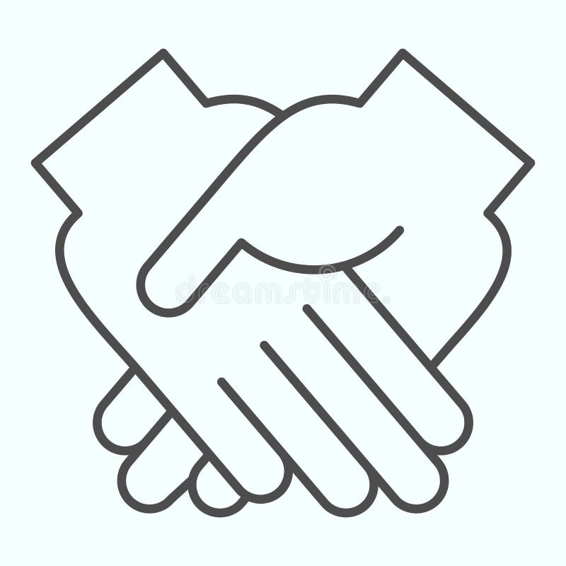 Handshake One Line Icon Stock Illustrations – 445 Handshake One Line ...