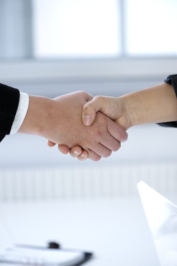 Handshake to seal the deal stock photo. Image of businesswoman - 9607686
