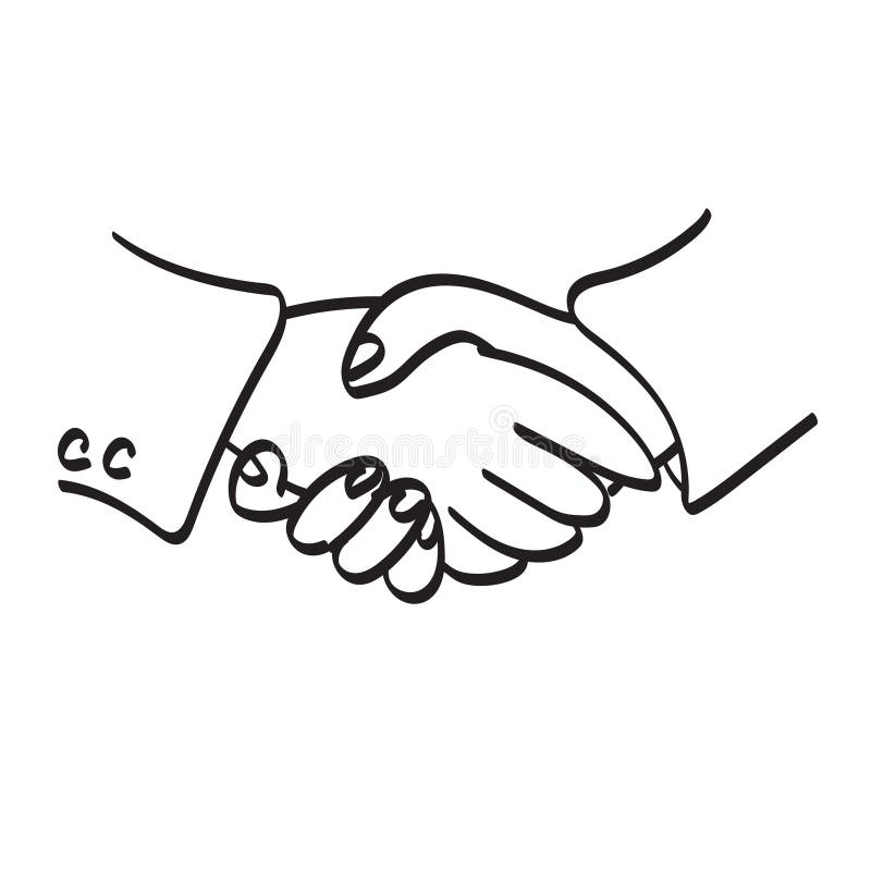 Two People Handshake Icon Simple Stock Illustrations – 542 Two People ...