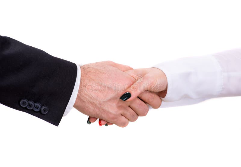 Handshake of Two Business People Stock Photo - Image of handshake ...