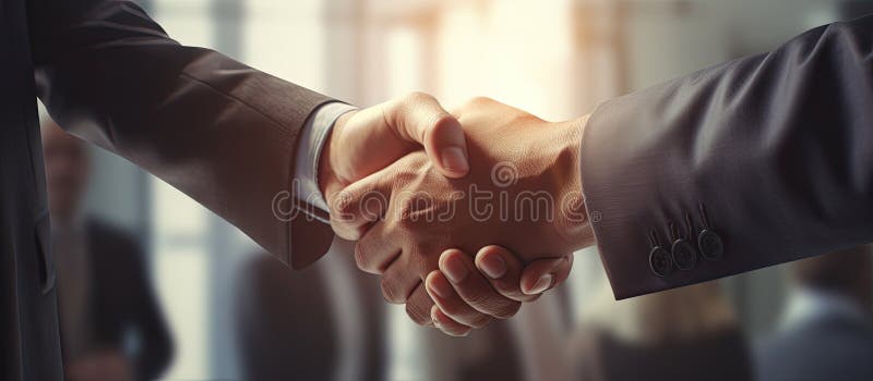 Business People Shaking Hands in Office Business People Shaking Hands ...