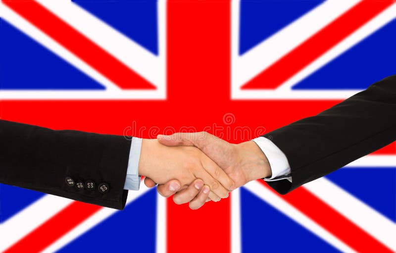 Handshake in UK stock photo. Image of celebration, corporate - 45593756