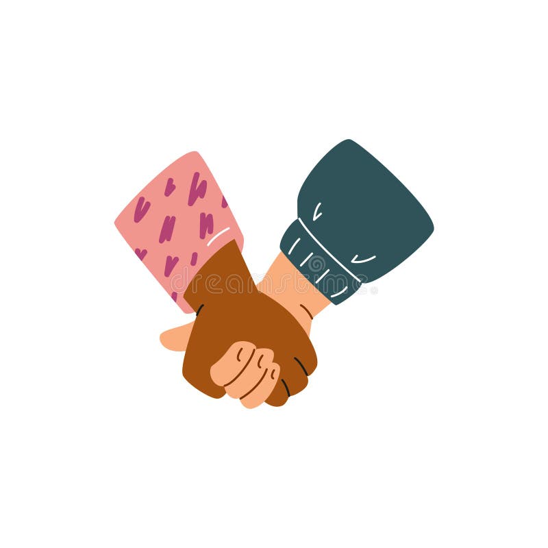 Handshake for Unity Vector Illustration Stock Vector - Illustration of ...