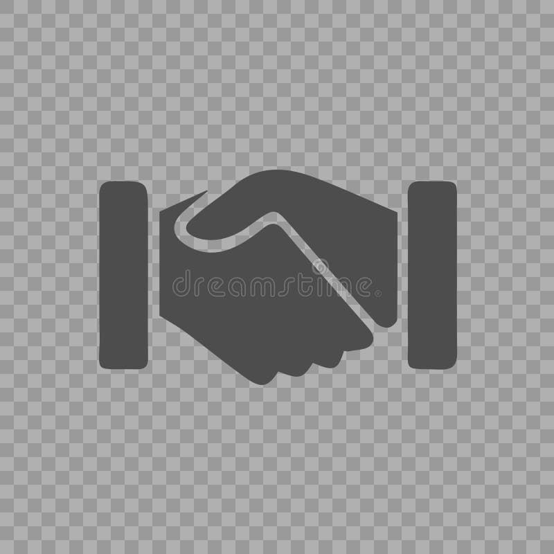 Handshake Vector Icon. Hands Shaking Symbol Stock Vector - Illustration ...