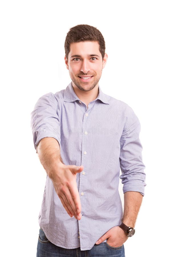 Handshake stock image. Image of happy, meeting, giving - 41570579