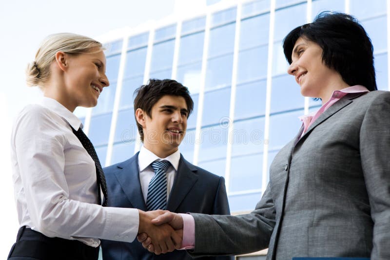 Handshaking stock image. Image of collaboration, great - 10310515