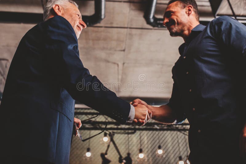 Handshaking Business Person in Office. Concept of Teamwork and ...