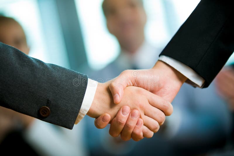 Handskakning arkivfoto. Bild av ledare, kamratskap, stänga - 18591682