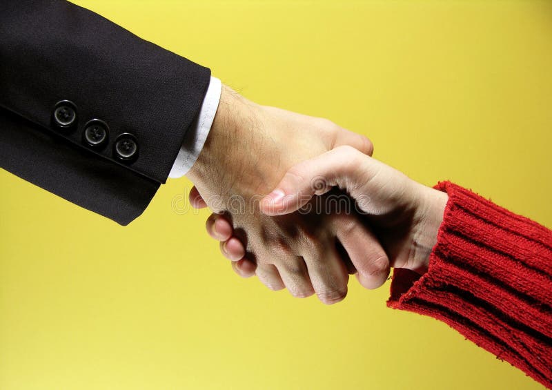 Handskakning fotografering för bildbyråer. Bild av boaen - 52805