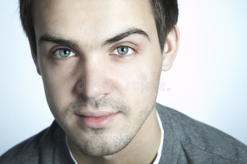 Cleft chin stock photo. Image of male, skin, handsome, sharp - 694750