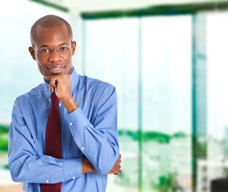 Successful African American Man or Businessman Stock Photo - Image of ...